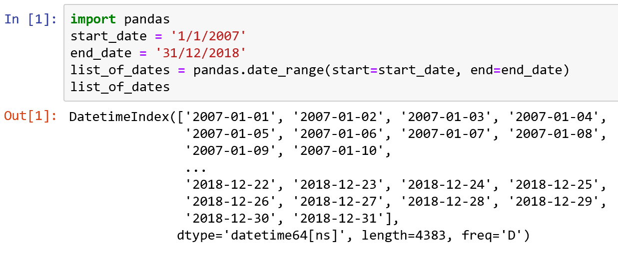 Power BI date table with Python | Data Ideas